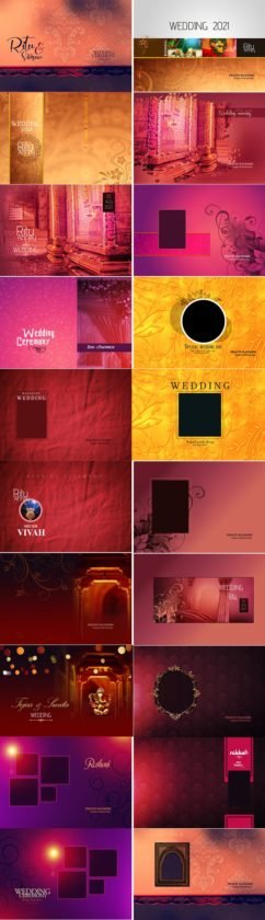 New Wedding Album Cover PSD Template 12x18 Free Download 2022 ...