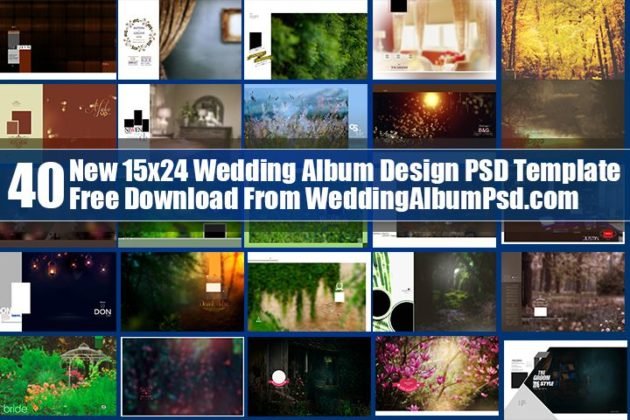 New 15x24 Album Design PSD Free Download - WeddingAlbumPsd