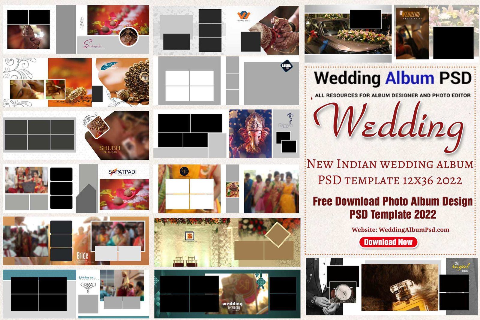 Bengali Wedding Album Design Psd Free Download 12x36 2022 Fingerhon