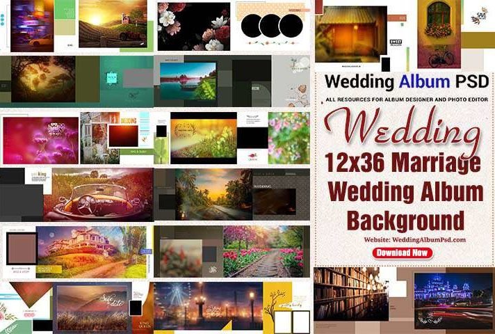 Latest Wedding album design PSD free download 12x36 2022 volume 11 ...