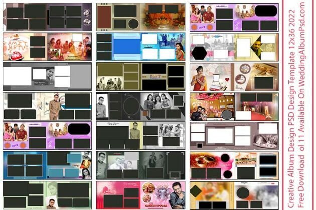 Creative Album Design PSD Design Template 12x36 2022 Free Download vol ...