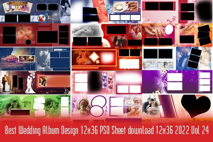 Best Wedding Album Design 12x36 PSD Sheet download 12x36 2022 Vol 24 ...