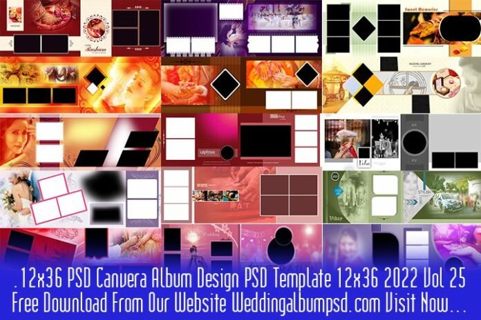 12x36 PSD Canvera Album Design PSD Template 12x36 2022 Vol 25 ...