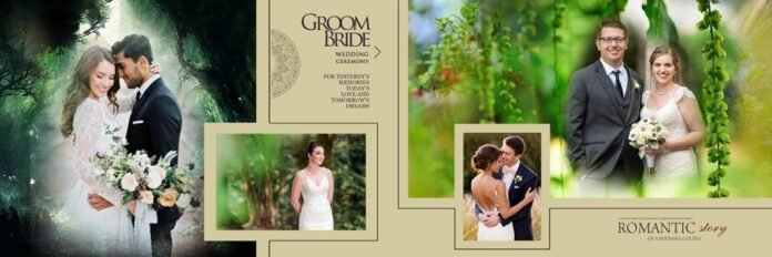 New Pre Wedding Album Design PSD 12x36 2023 Free Download - WeddingAlbumPsd