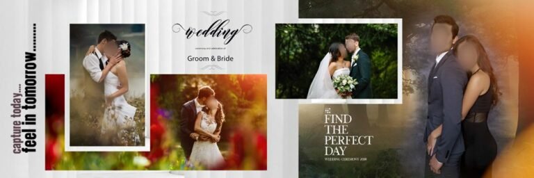 New Pre Wedding Album Design PSD 12x36 2023 Free Download - WeddingAlbumPsd
