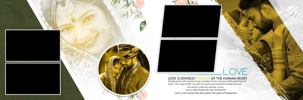 White Sheet Album 12x36 Templates Free Download Vol 129 - WeddingAlbumPsd