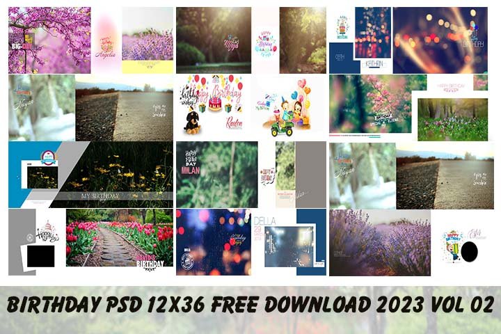 Birthday Psd - WeddingAlbumPsd