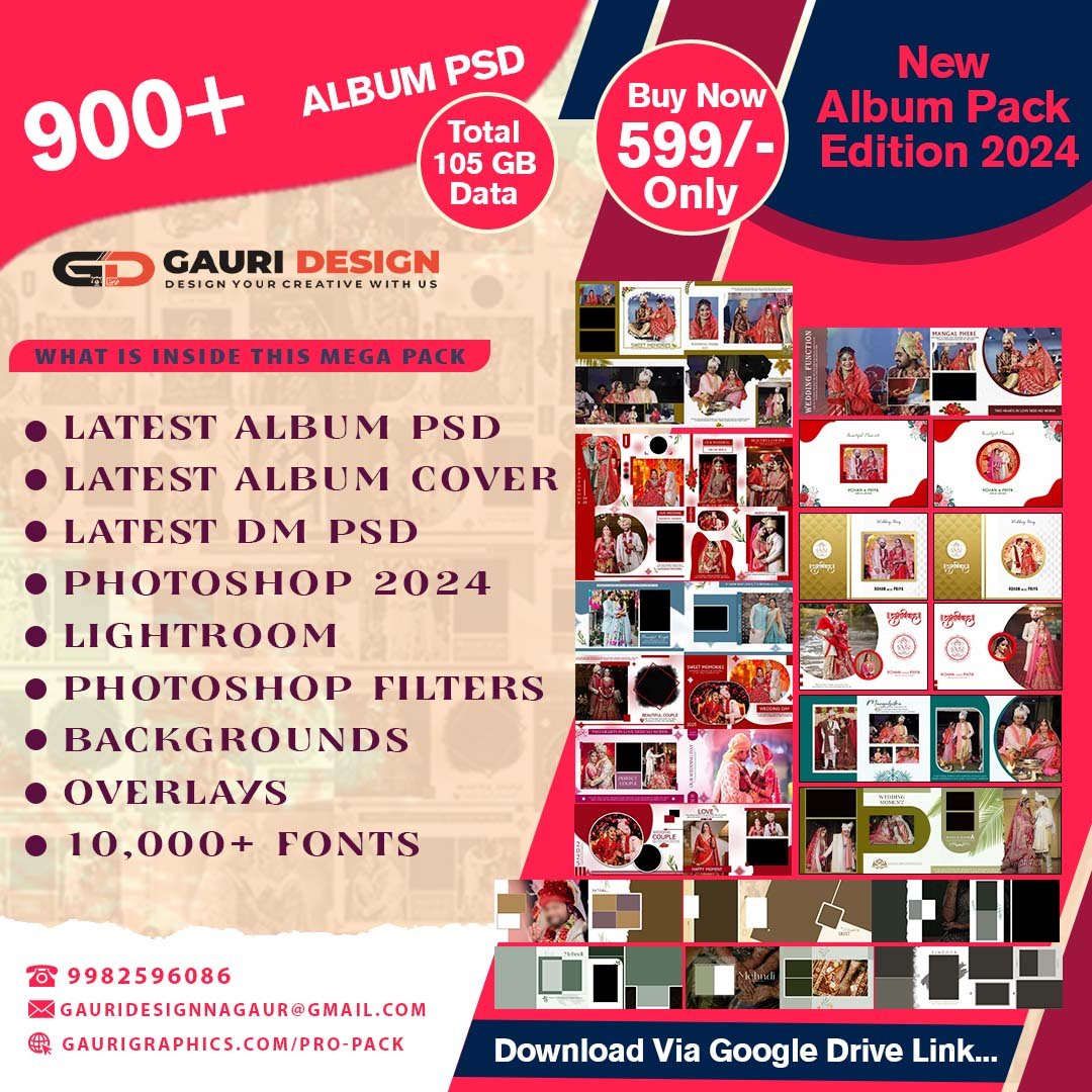 Modern Wedding Album PSD Templates 2025 Vol 190 – Free Download ...