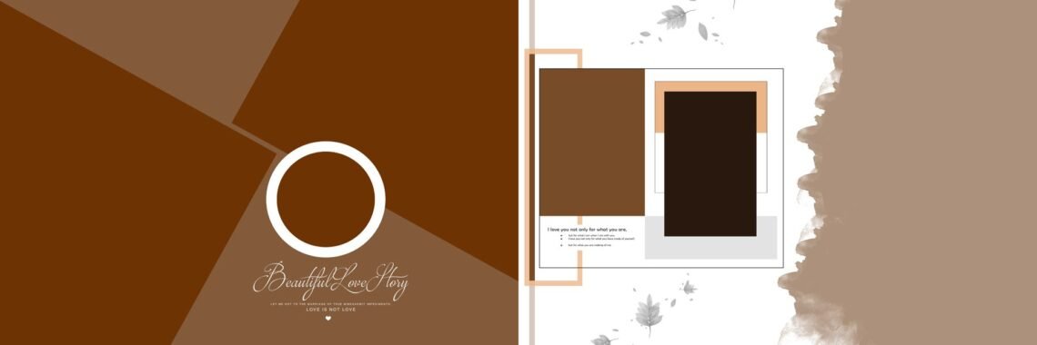 White Sheet Album Design PSD Free Download 2025 Vol 184 - WeddingAlbumPsd