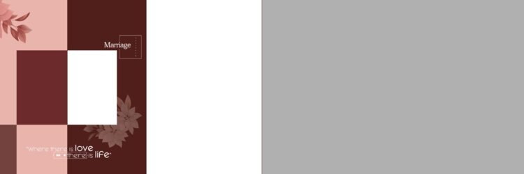 White Sheet Album Design PSD Free Download 2025 Vol 184 - WeddingAlbumPsd