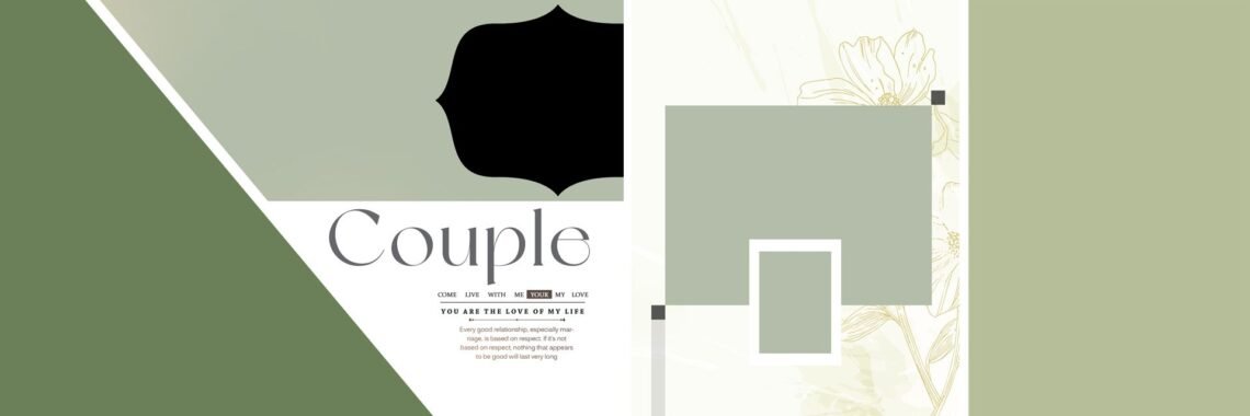 White Sheet Album Design PSD Free Download 2025 Vol 184 - WeddingAlbumPsd