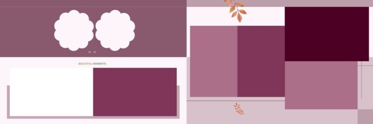 Elegant White Sheet Album Design Templates 12x36 PSD 2025 Vol -187 ...